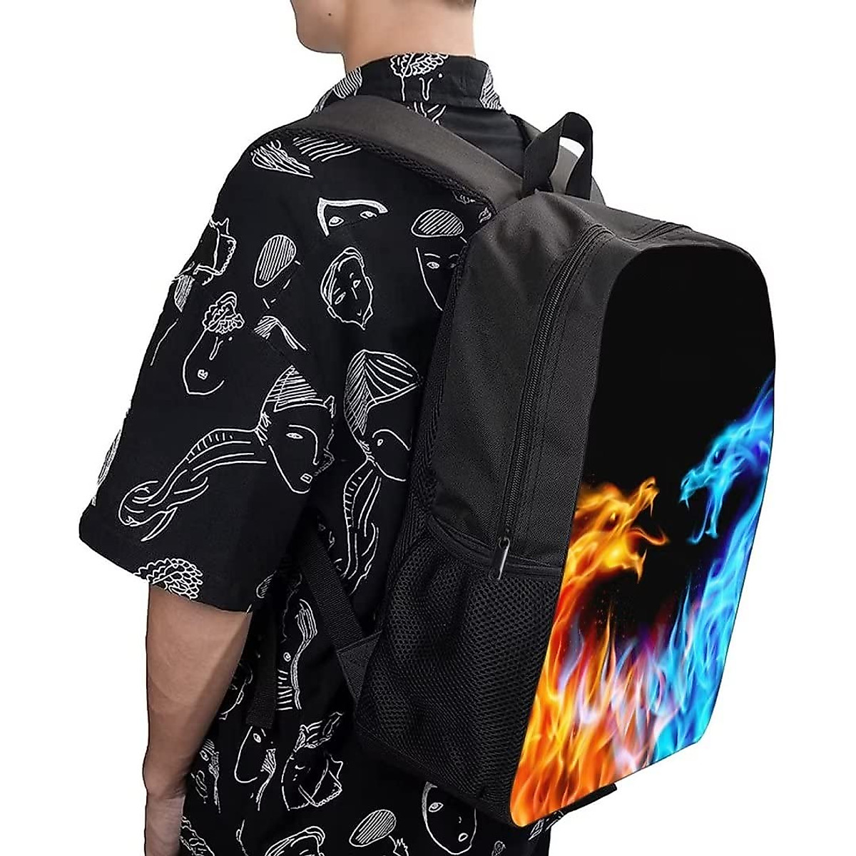 Custom Name Backpack - Personalized Photo Bookbag for Girls Kids Men Womens - Customize Travel Backpacks, One Size