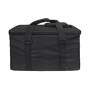 Foldable Waterproof Art Portfolio Case Artist Drawing Painting Storage Bag with Handle & Shoulder Strap Spacious Traveling Art & Craft Organizer Crossbody Bag for Drawing Board Easel Palette Brushes