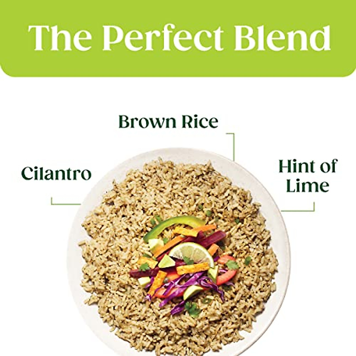SEEDS OF CHANGE Organic Brown Jasmine Rice with Cilantro Lime, Organic Food, 8.5 OZ Pouch