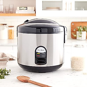 10 Cups Rice Cooker with Stainless Body