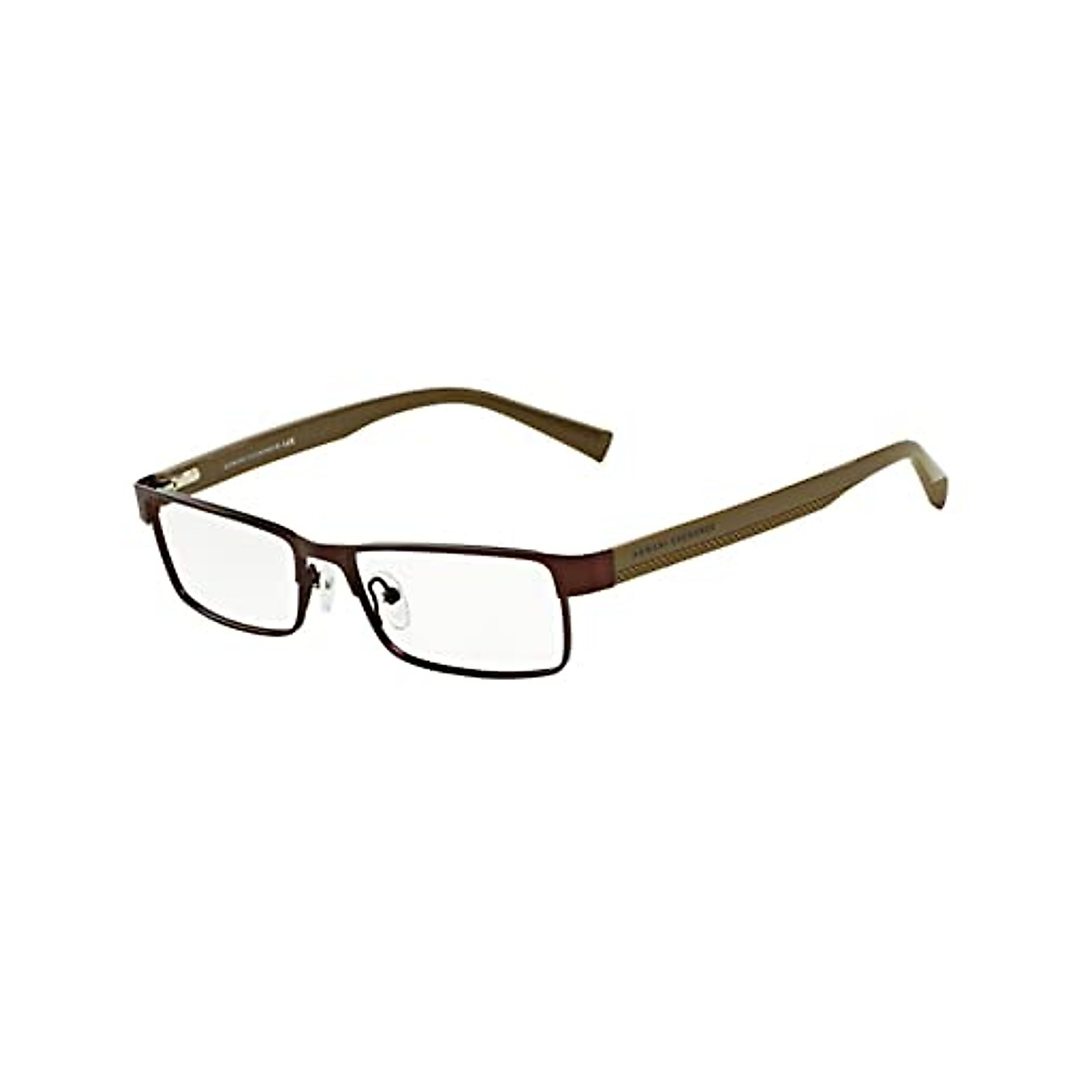 Eyeglasses Armani Exchange AX 1009 6052 Satin Coffee/Clear Lens