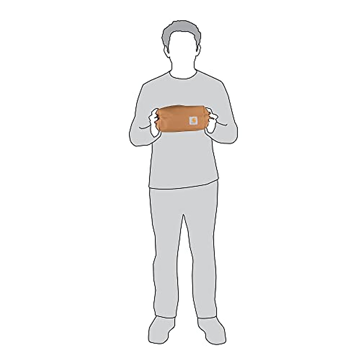 Carhartt Travel Kit, Durable Toiletry Organizer Bag, Black, One Size