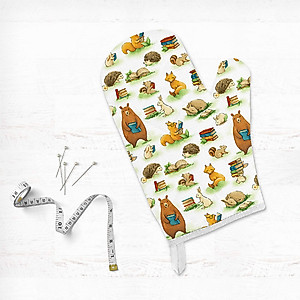 Paintbrush Studios Forest Fables Animals & Books White, Quilting Fabric by the Yard