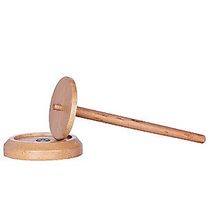 Wooden Yarn Holder for Crocheting, Yarn Ball Holder Bearing Twirling Mechanism Knitting Ball Stand,Classic Yarn Dispenser for Crocheting, Gifts for The Knitter