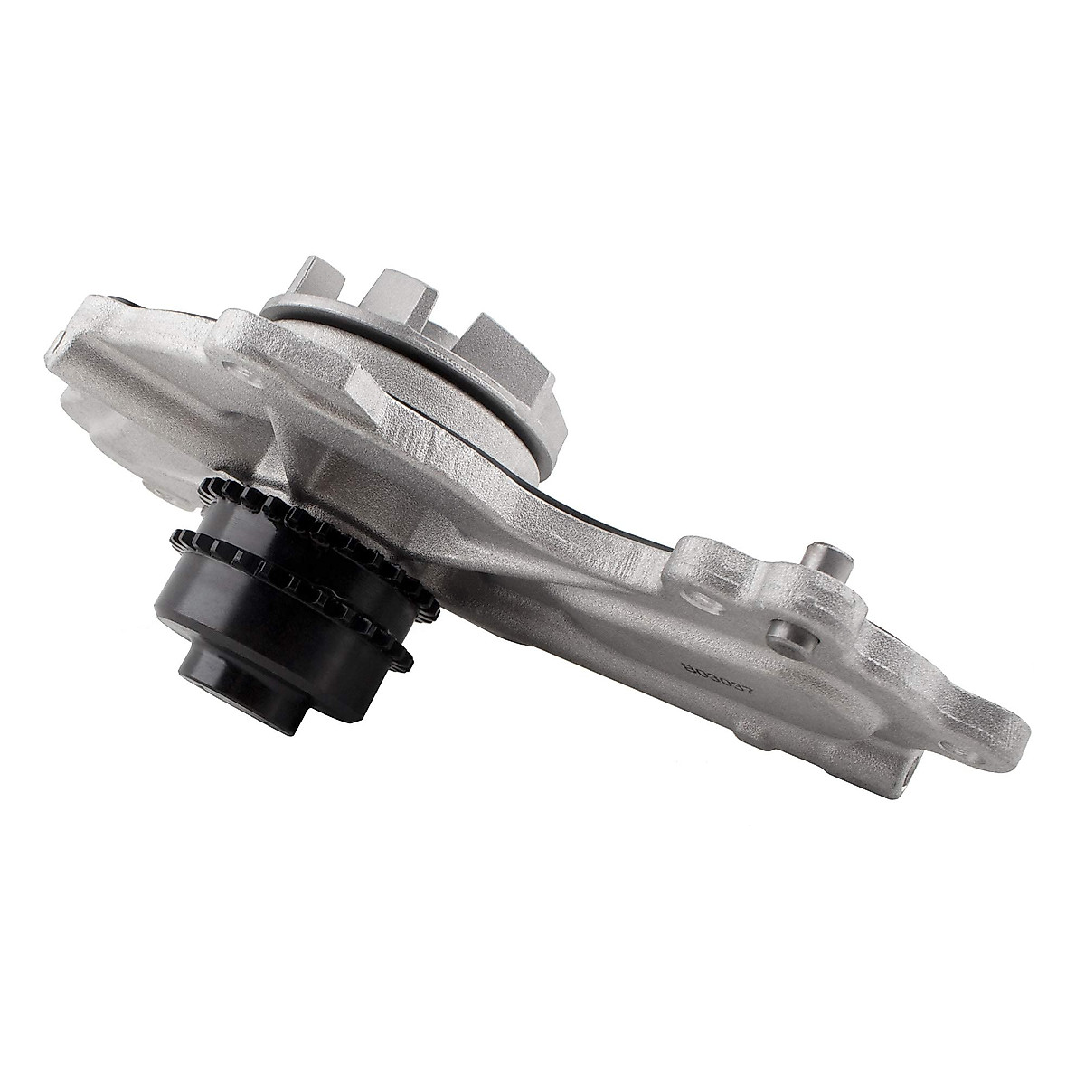 BOXI Engine Water Pump w/Double-Row Sprocke & Gasket Fit for Ford Edge Explorer Flex 2011-2019 / for Lincoln Continental MKS MKT MKX MKZ 2011-2019 / V6 3.5L 3.7L / Replace# 252-955 19326227