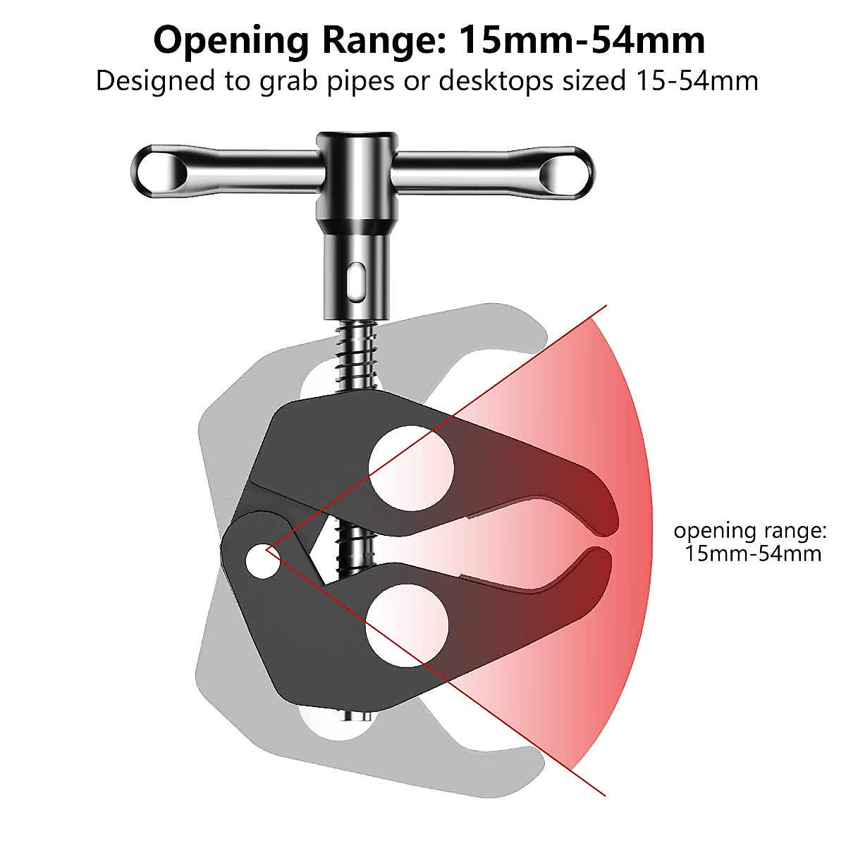 TOAZOE 11 Inch Adjustable Articulating Friction Magic Arm & Super Clamp Set Compatible with Field Monitor, Video Light, Fill Light