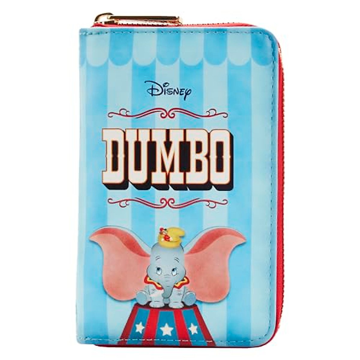 LOUNGEFLY DISNEY DUMBO BOOK SERIES ZIP AROUND WALLET