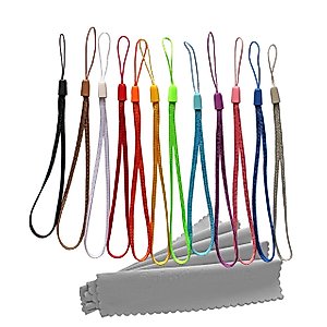 2 Dozen Wrist Straps Lanyards for USB Flash Drive Memory Stick Capacitive Stylus Pens Assorted Colors (Multi-Color (7 inch 24 pcs))