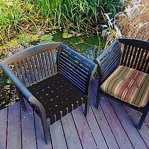 BambooMN Two-Inch Latex Elasbelt Webbing for Chair Repair - 40' Roll Black