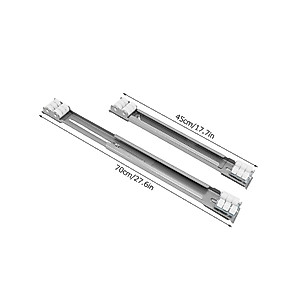 Furniture Dolly Mobile Roller, 300KG Load Bearing Extensible Appliance Roller, Fridge Stand Moving Cart with Adjustable Height Lifting Tool Lever for Washing Machines Refrigerators Dryers (Silver)