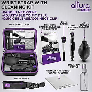 Sigma 24-70mm f/2.8 DG OS HSM Art Lens for Canon EF with Sandisk 128GB SD Card & Altura Photo Advanced Accessory and Travel Bundle