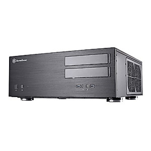 SilverStone Technology Home Theater Computer Case with Aluminum Front Panel for E-ATX/ATX/Micro-ATX Motherboards GD08B