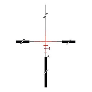 Trijicon 4x32mm ACOG Dual Illumination Crosshair .223 Reticle with 3.25 MOA RMR Sight Black Optics