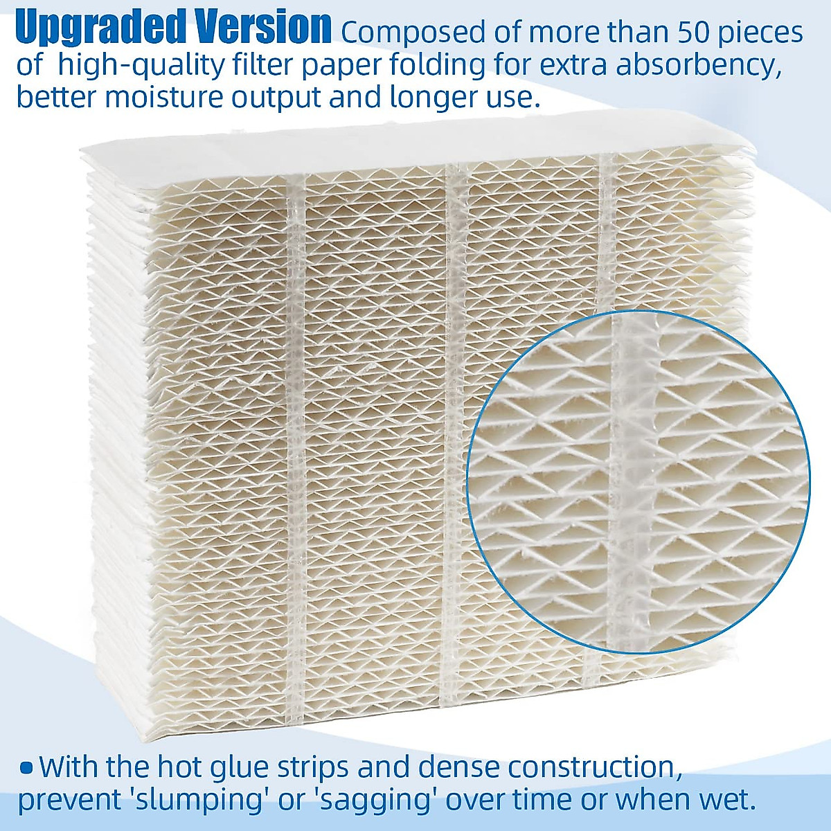 Alocs 1043 Humidifier Filter Wick Replacement for AIRCARE Essick Air 826000 831000 EP9800 EP9700 EP9500 EP9R800 EP9R700 EP9R500, Bemis Space Saver 800 8000 Series Evaporative Humidifiers