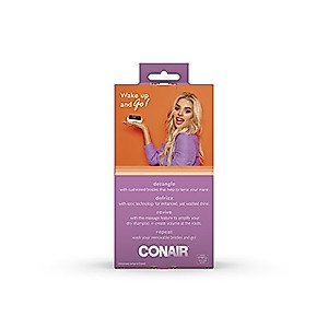 Conair Dry Shampoo Brush; Detangle, Defrizz, Revive with the Hair Remedy Dry Shampoo Brush by Conair