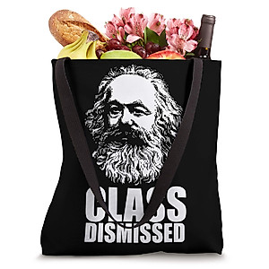 CLASS DISMISSED Karl Marx Funny Communist Meme Gift Tote Bag