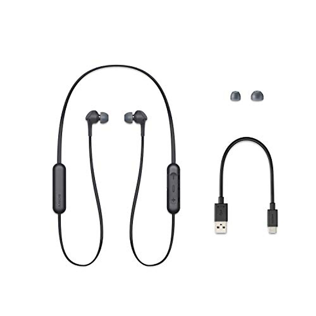 Sony WI-XB400 Extra Bass Wireless In-Ear Headphones (Black) WI-XB400BLK (Renewed)