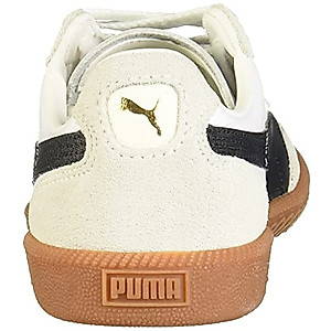PUMA Mens Super Liga OG Sneaker, PUMA Mens White-PUMA Mens Black-PUMA Mens Team Gold, 9