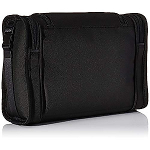 TUMI Alpha Hanging Travel Kit - Travel Accessories Bag for Toiletries, Cosmetics, and Toothbrushes - Travel Kit for a Short Trip - Travel Accessory that Aids Against Mold & Mildew - Black