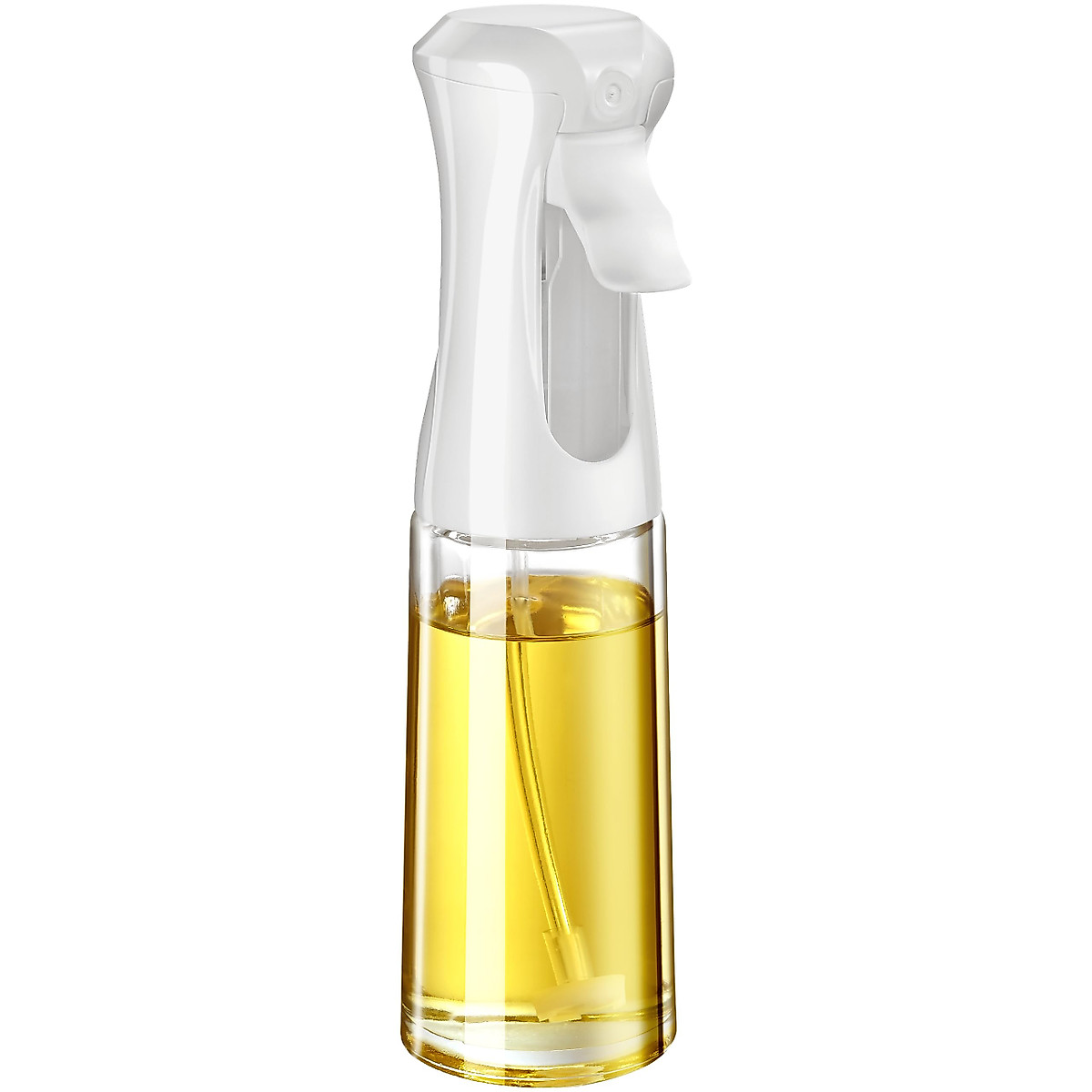 Oil Sprayer for Cooking, 200ml Glass Olive Oil Sprayer Mister, Olive Oil Spray Bottle, Kitchen Gadgets Accessories for Air Fryer, Canola Oil Spritzer, Widely Used for Salad Making, Baking, Frying, BBQ