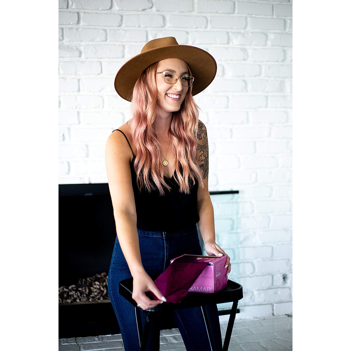 Framar Premium Salon Folding Trolley - Salon Trolley, Salon Tray, Salon Cart Folds up for Easy Storage