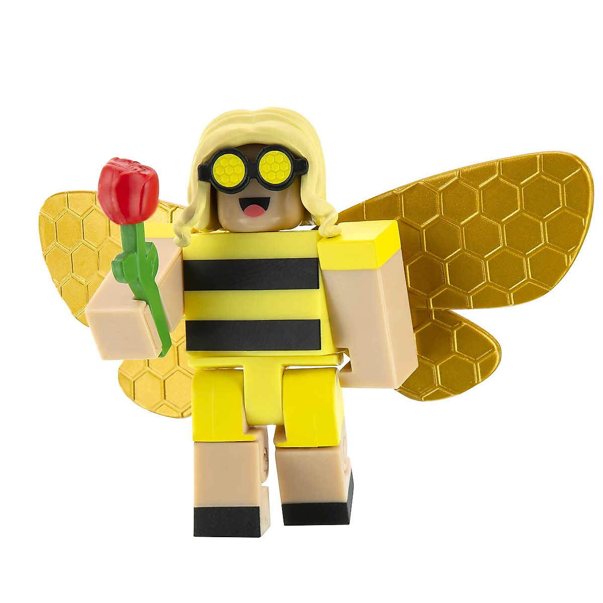 Roblox Avatar Shop Series Collection - Just Bee Yourself + Rainbow Robloxian Raver Bundle [Includes 2 Exclusive Virtual Items]