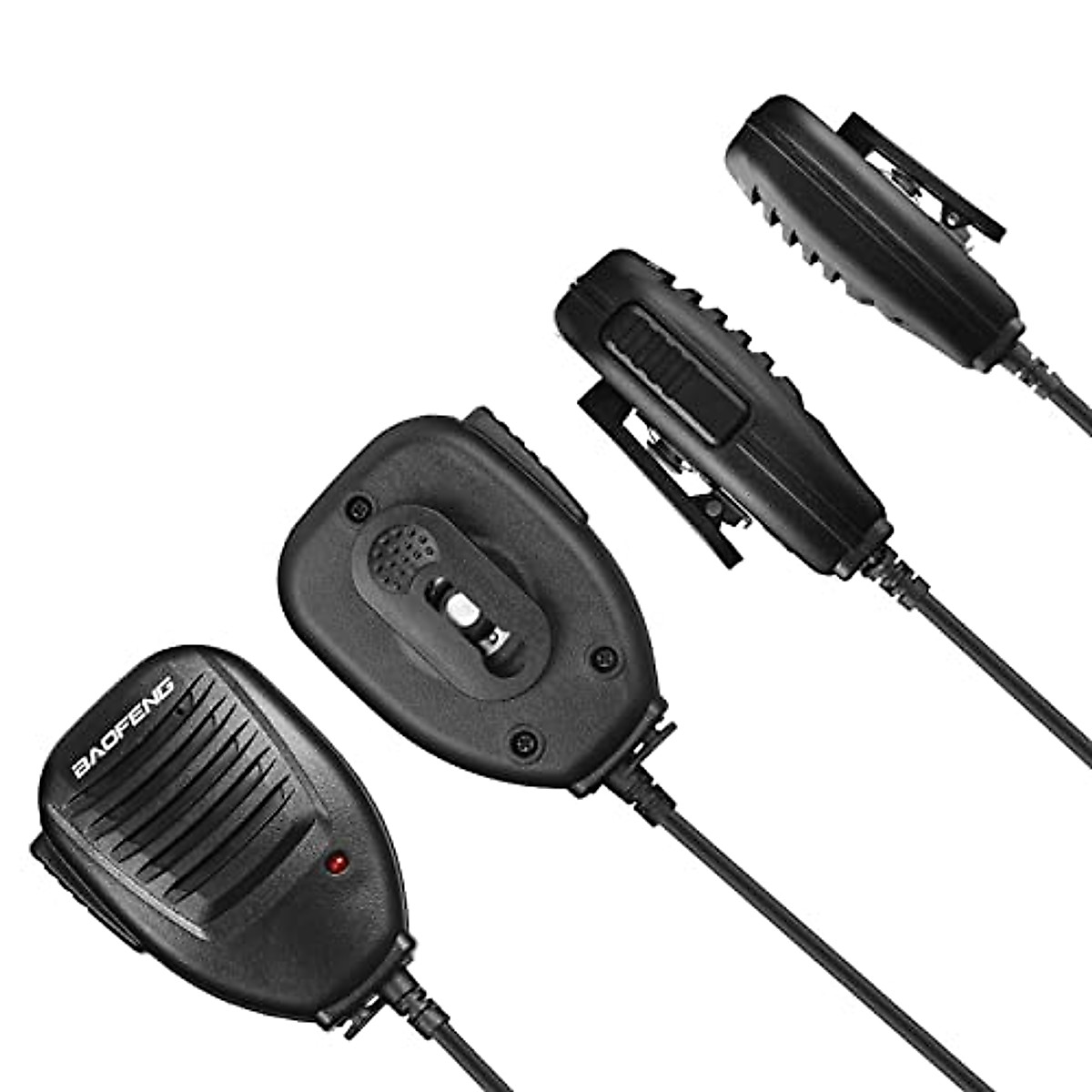 BAOFENG Waterproof Speaker Two Way Radio Microphone Ham Radio Handheld Remote Shoulder Mic UV-9R UV-9R Plus MK1 UV-9R PRO UV-9G GT-3WP BF-T57 BF-9700 UV-82WP(T-56)