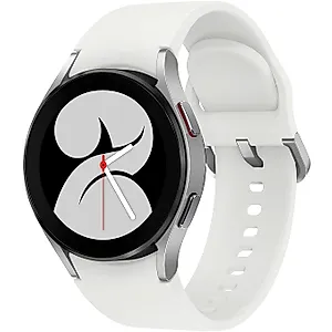 SAMSUNG Galaxy Watch 4 40mm Smartwatch with ECG Monitor Tracker for Health, Fitness, Running, Sleep Cycles, GPS Fall Detection, Bluetooth, US Version, SM-R860NZSAXAA, Silver