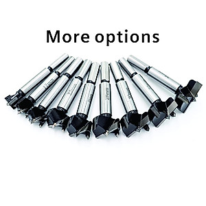 Forstner Drill Bits 12mm (15/32 inch) Tungsten Carbide Wood Hole Saw Auger Opener Woodworking Drilling Tool Wood Cutter