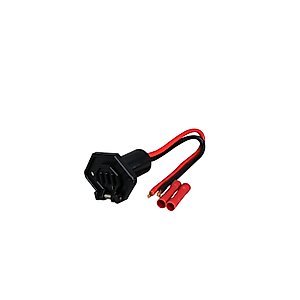 Pactrade Marine Boat Trolling Motor Male Connector 2-Wire 8 Gauge 12V Boat Side