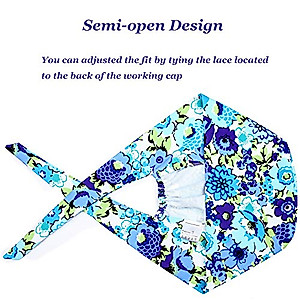 Kousenpu Adjustable Hat Working Head Cover Cap with Sweatband, Comfortable Durable for Women & Men, One Size