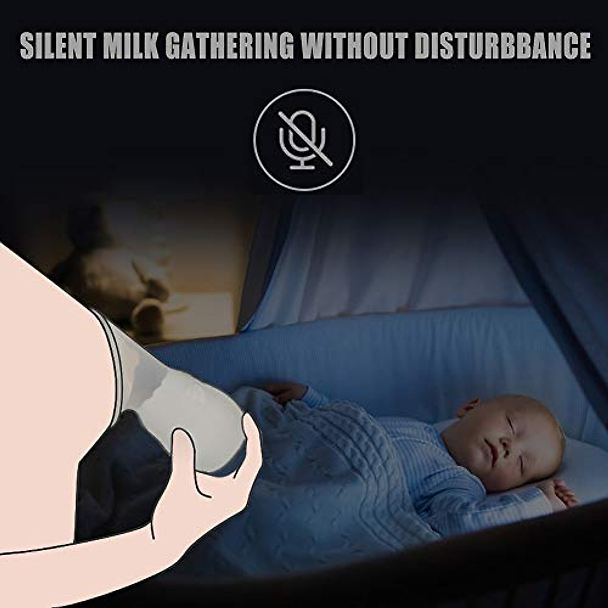 Silicone Breast Pump 2 Pack, Manual Breast Pump with Protective lid, Portable Milk Saver for Breast Feeding,100% Food Grade Silicone BPA Free(4oz/100ml), Yellow