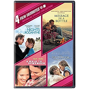 4 Film Favorites: Nicholas Sparks (Message in a Bottle, Nights in Rodanthe, The Notebook, A Walk to Remember)