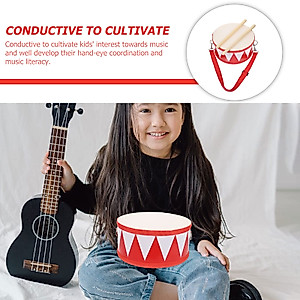 Music Toys 1 Set of Children Snare Drum Percussion Instrument Music Drum Toy for Kids Shaman Drum