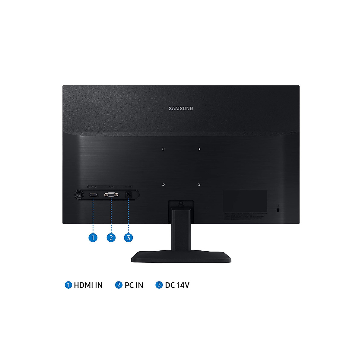 Samsung LS22A338NHNXZA-RB 22" S33A 1920x1080 60Hz FHD Wide Angle Flat Monitor - Certified Refurbished