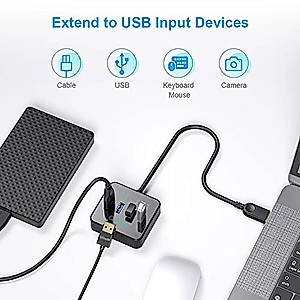 SHYPT USB Hub 3.0 Adapter USB Splitter Notebook 4 USB 3.0 Hub for PC Computer Accessories