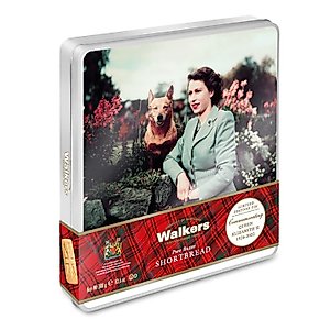 Walker's Shortbread Queen Elizabeth II Limited Edition Commemorative Tin, All-Butter Shortbread Cookies, 10.6 Oz