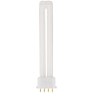 Sylvania 20318 (6-Pack) CF13DS/E/841/ECO 13-Watt Single Tube Compact Fluorescent Light Bulb, 4100K, 800 Lumens, 82 CRI, T4 Shape, 4-Pin 2GX7 Base