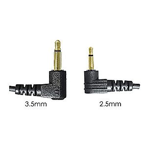 SoundWaves® by PCL Receive Only Tactical Earpiece. 2.5mm Jack with Large Right Ear tip, Attaches Directly to Speaker Microphone.