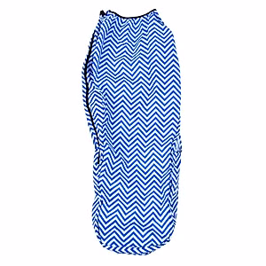 Golf Bag Cover Golf Bag Rain Cover Golf Travel Cover Bag Case for Golf Accessory(Blue White Stripe)