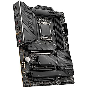 MSI MAG Z690 Tomahawk WiFi DDR4 Gaming Motherboard (ATX, 12th Gen Intel Core, LGA 1700 Socket, DDR4, PCIe 4, CFX, M.2 Slots, Wi-Fi 6)