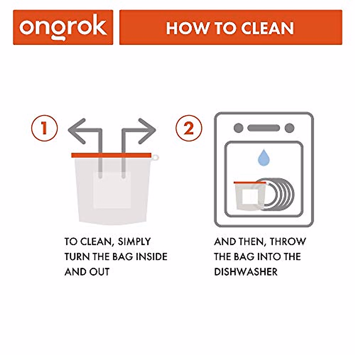 ONGROK Silicone Bag, Oven-Safe Decarb Kit, Great Decarb Box Alternative (4 Pack Silicone Bag | Medium)