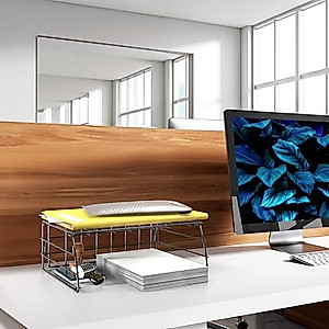 Simple Houseware Wall Door Mount Kitchen Wrap Organizer Rack, Black