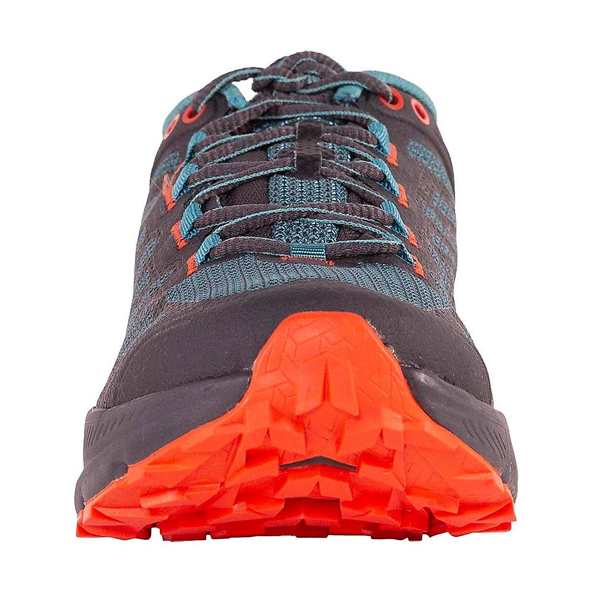 La Sportiva Womens Karacal Trail Running Shoe, Carbon/Lagoon, 9