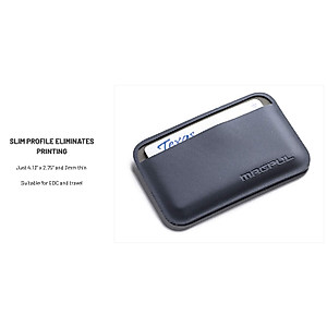 Magpul DAKA Essential Tactical Slim Minimalist unisex-adult Polymer Credit Card Holder Travel Wallet EDC Gear, Stealth Gray