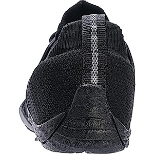 WHITIN Men's Trail Running Shoes Minimalist Barefoot Wide Width Size 11 Toe Box Gym Workout Fitness Low Zero Drop Sneakers Treadmill Free Black 44