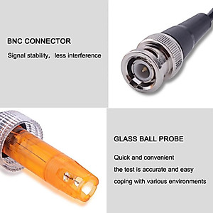 ORP Replacement Probe Electrode Oxidation Probe BNC Q9 Collector for Laboratory ORP-101.