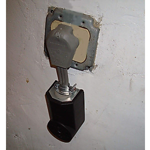 10-30P Male 3-Pin Dryer Plug to 6-50R Welder Female Socket Receptacle Outlet Electric Power Cord Cable Miller Lincoln Hobart Adapter/Converter NEMA FX370