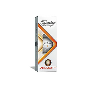 Titleist Velocity Golf Balls (One Dozen), 12 Pack