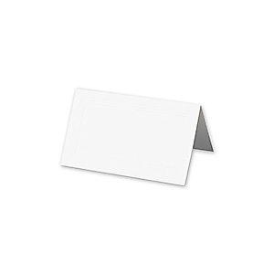 Cranes Kid Triple Debossed Pearl White Place Card